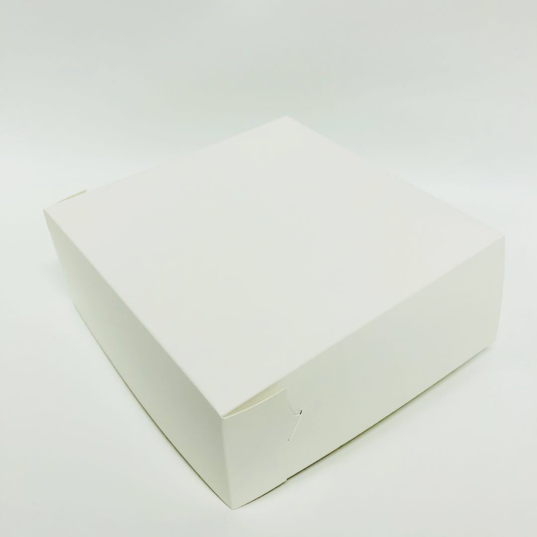 7x7x3" White Milkboard Cake Boxes 100pcs Food Grade Bulk Cupcake Pastry ...