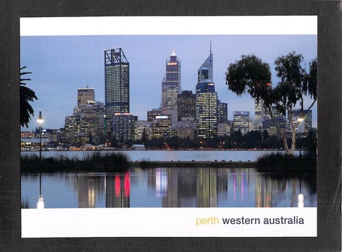 C8124 Australia WA Perth at night postcard | eBay Australia