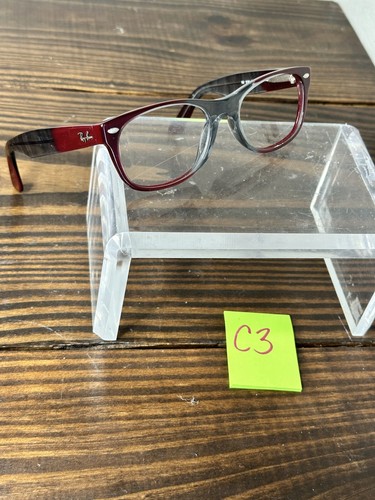 Ray-Ban New Wayfarer RB5184-5517 Women's Red Fade Gray Full Rim ...