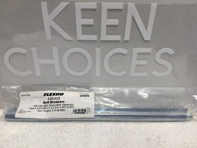 Flexco 110-112 Bolt Solid Plate Straight Bolt Breaker 110-112-NEW-L👀K ...