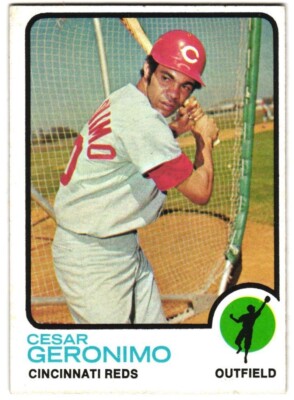 1973 Topps Baseball #156 Cesar Geronimo Cincinnati Reds - Ex | eBay