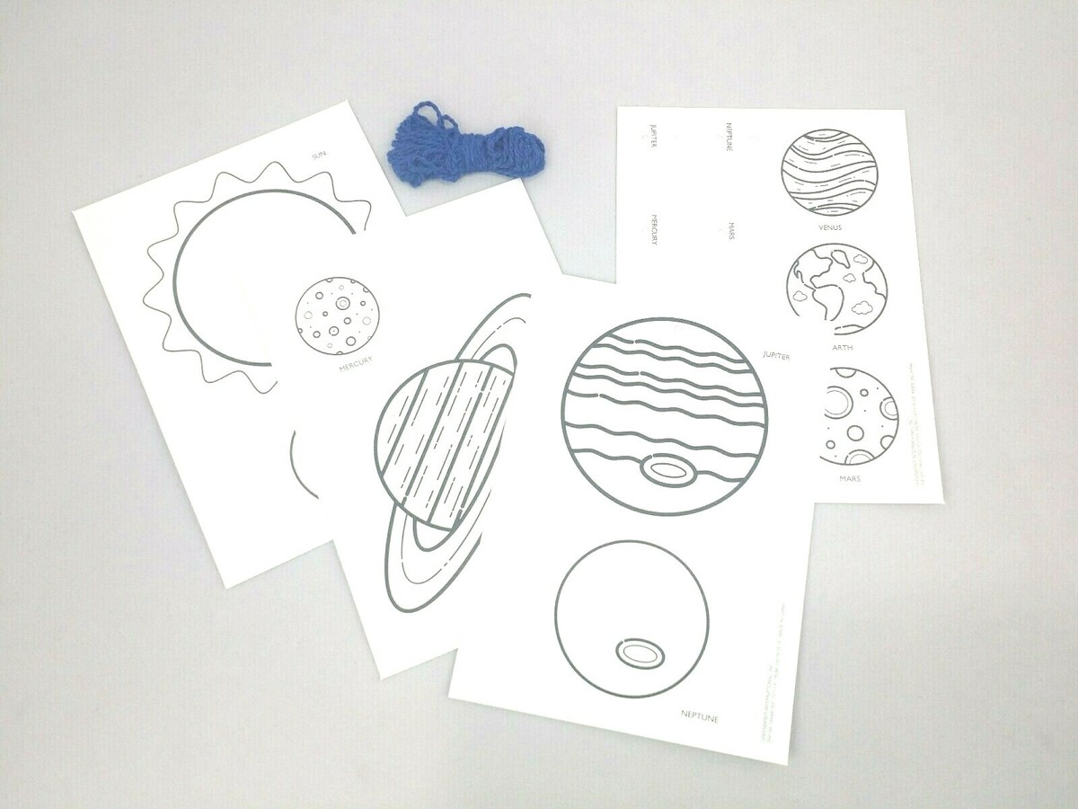 Solar System Mobile Craft Template