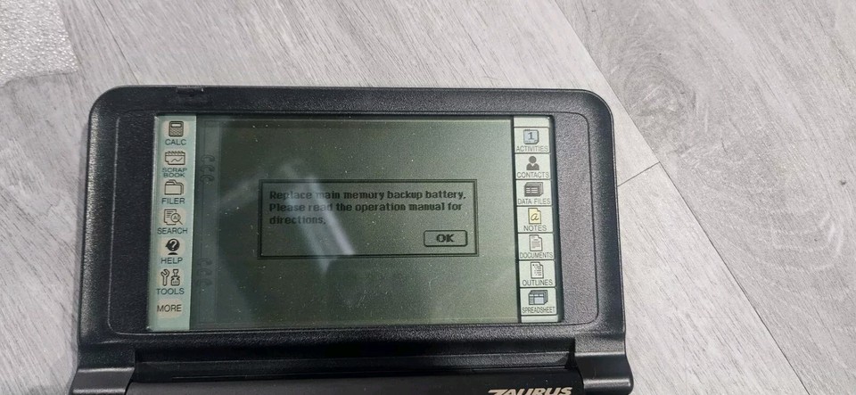 Vintage Sharp Zaurus ZR-5700 PDA Personal Digital Assistant | eBay