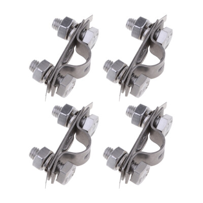 4 Pieces 304 Stainless Steel Control Throttle Cable Clamp Replacement ...