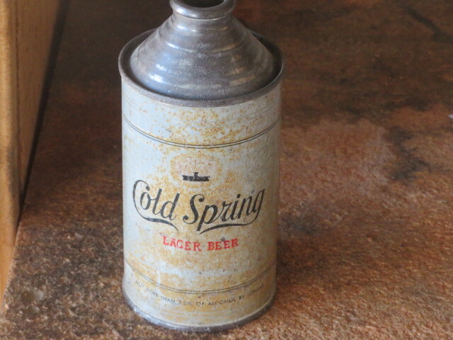COLD. SPRING LAGER. SOLID. COLORFUL 3.2. %. CONE TOP | eBay