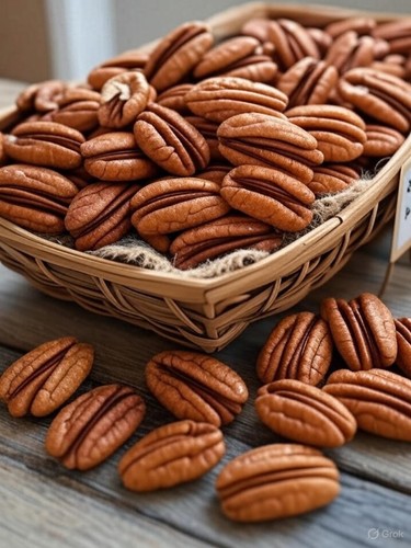 Fresh & Delicious 5 lbs Georgia Shelled Pecans - Perfect for Baking ...