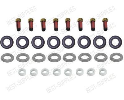GDI Injector Seals Filters & Teflon Bushes tfsi fsi for Bosch 0261500 ...