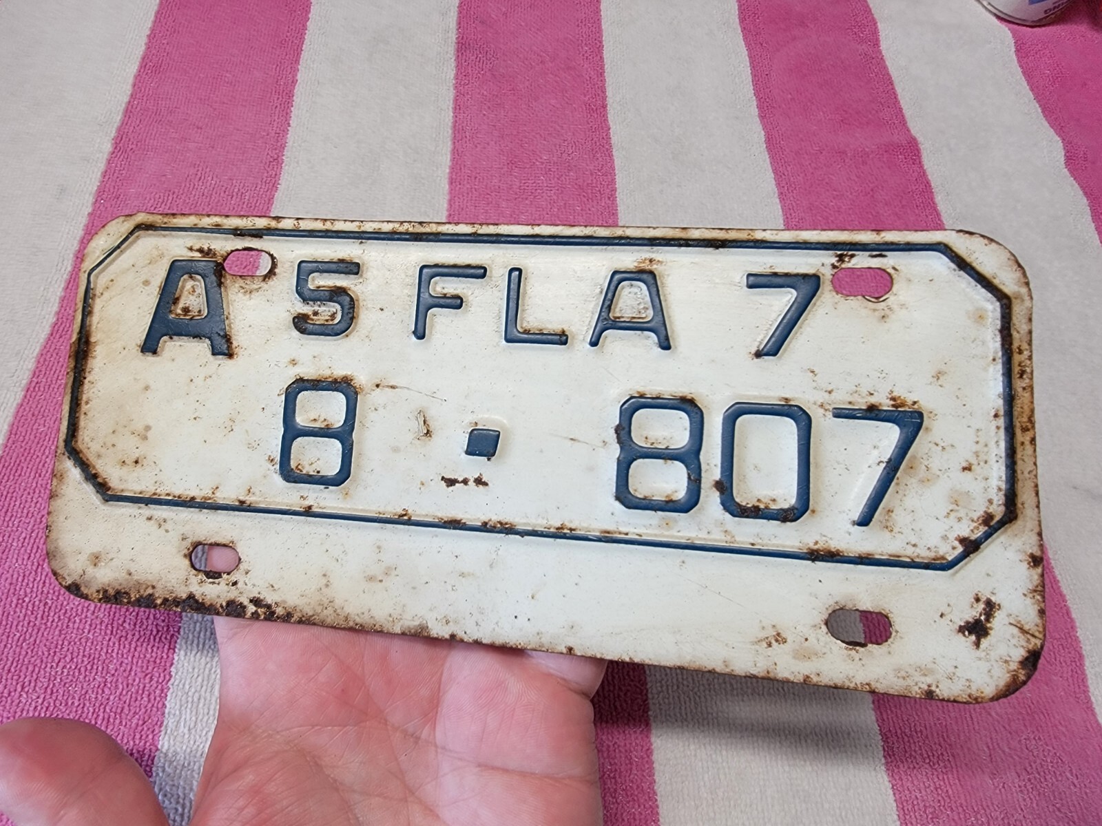 1957 Florida Motorcycle License Plate. | eBay