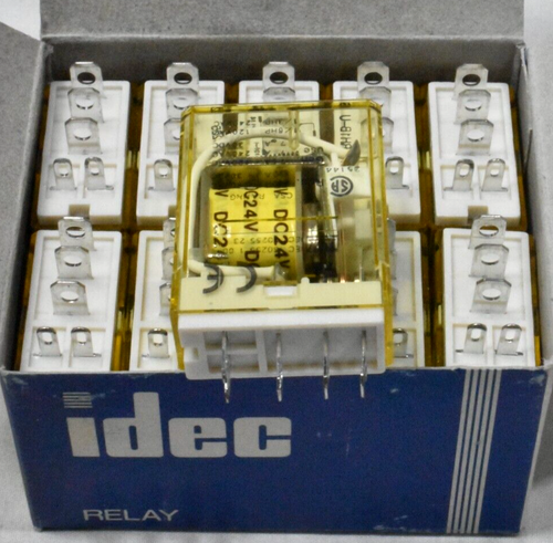 [Box of 10] Idec RH1B-U DC24V Relay Plug-In SPDT, 10A, 24VDC | eBay