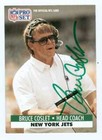 Bruce Coslet autographed Football Card (New York Jets) 1991 Pro Set ...
