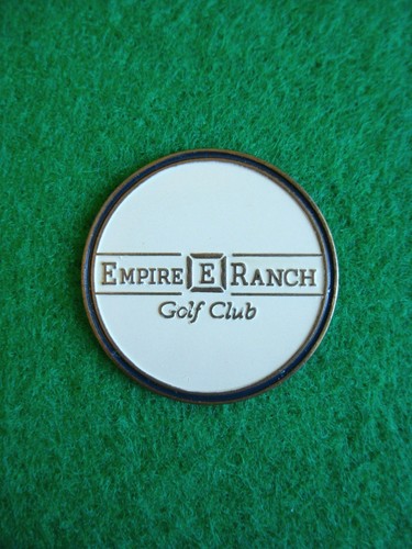 Empire Ranch Golf Club Ball Marker 1" Metal Flat Coin Ahead - Folsom ...