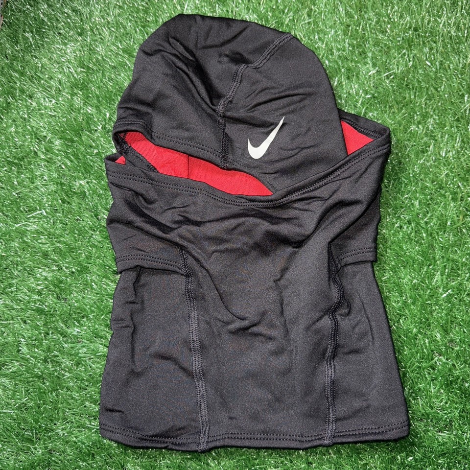 Nike Pro Combat HyperWarm HydroPull Hood Shiesty Ski Mask Black Red New ...