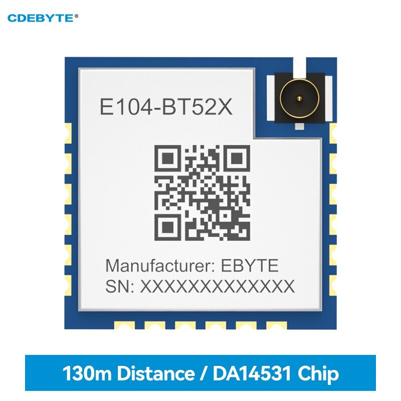 DA14531 BLE5.0 Bluetooth to Serial Port Module 2.4GHz Lower Power 130m ...