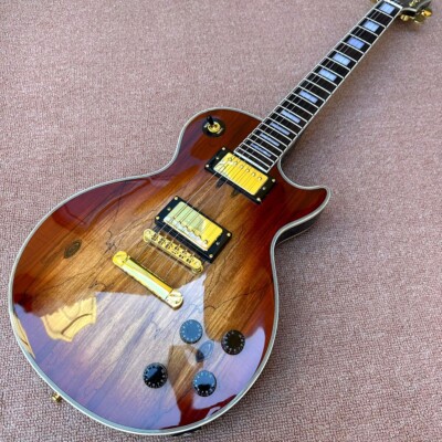 LP Custon Electric Guitar Gold Hardware HH pickup 6 Strings Rosewood ...