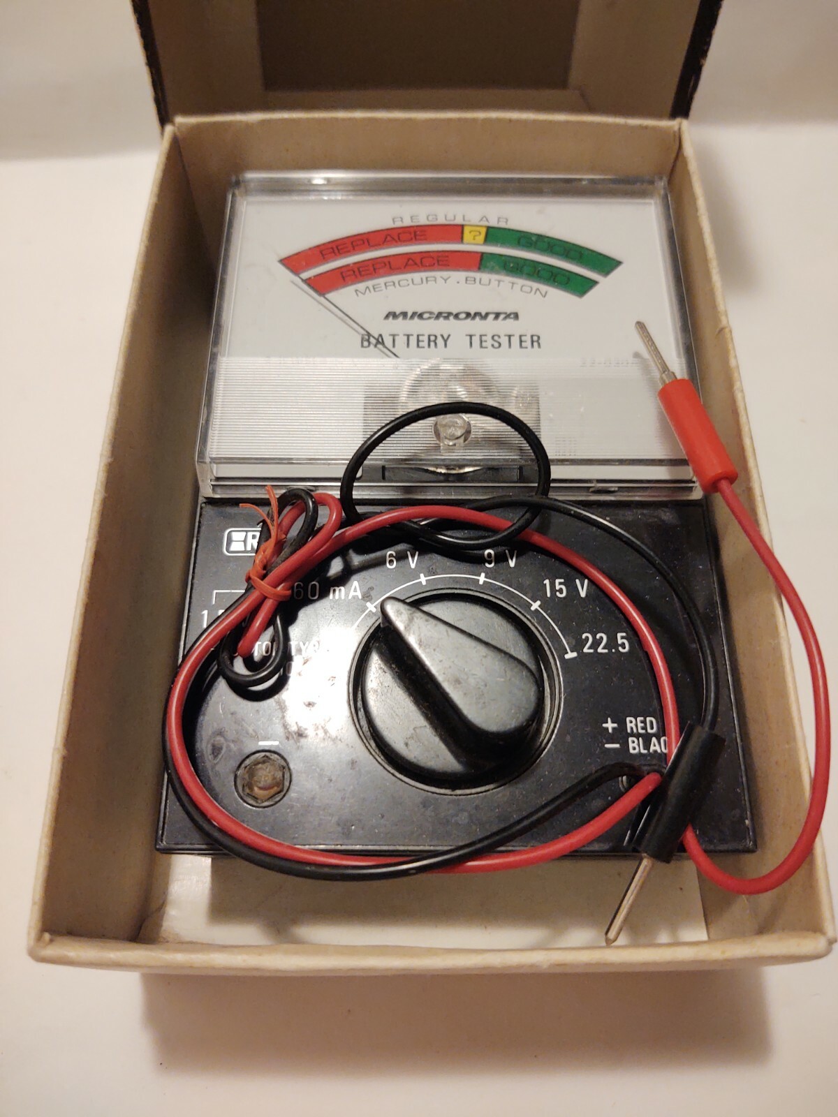Vintage Micronta 22-030A Battery Tester Tested And Works. Radio Shack ...