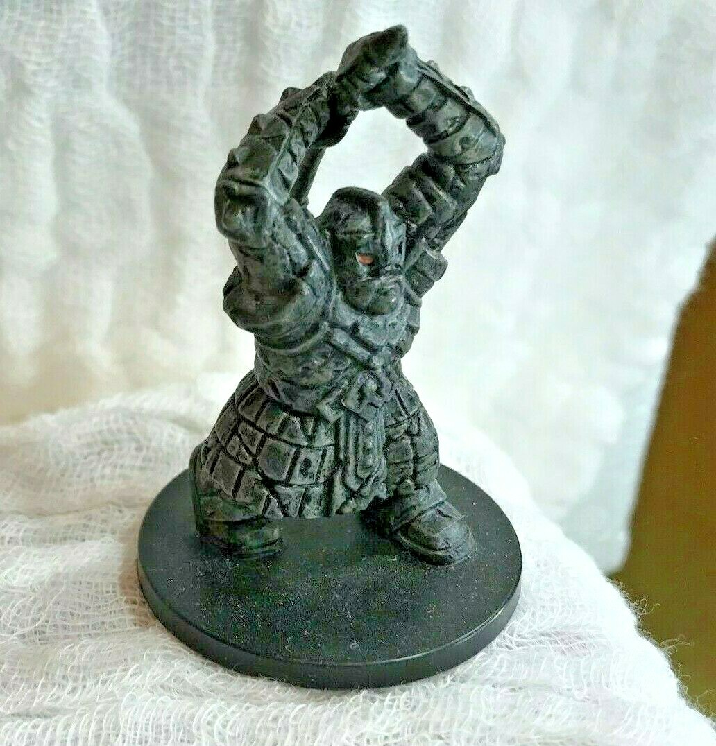 D&D Miniatures Underdark DWARF ANCESTOR #2/60 stone golem mini giant ...