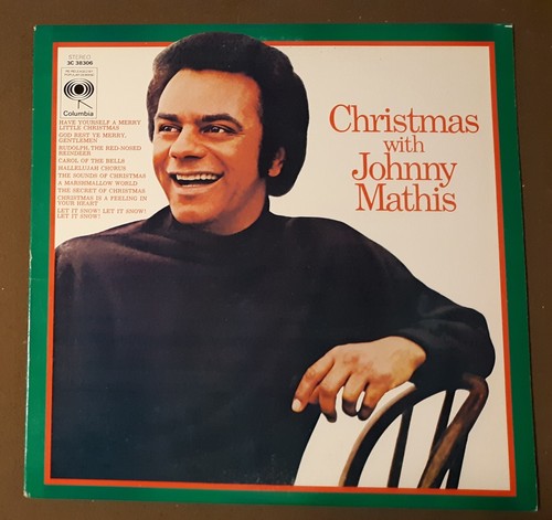 Christmas with Johnny Mathis by Columbia Records 33rpm VINYL LP Record ...