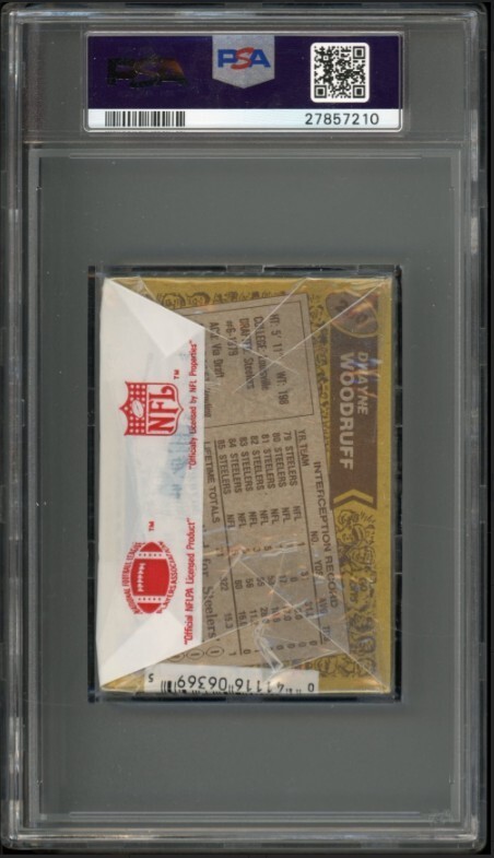 1986 Topps Football Cello Pack - PSA 10 - Curt Warner TOP - 27857210 📈🏈 ...