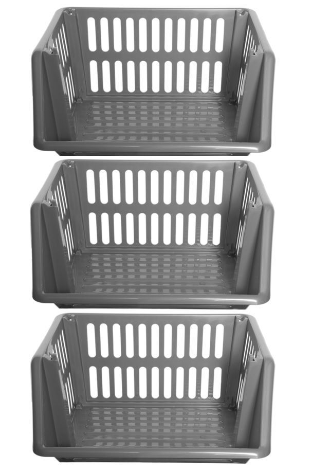 Fruit Vegetable Storage Basket Stacking Kitchen Stackable Unit Rack ...