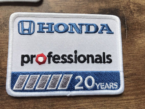 Honda 20 YEARS Auto Technician Recognition Uniform Patch, Embroidered ...