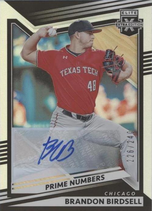2022 Panini Elite Extra Edition - Brandon Birdsell #143 Prime Numbers a ...