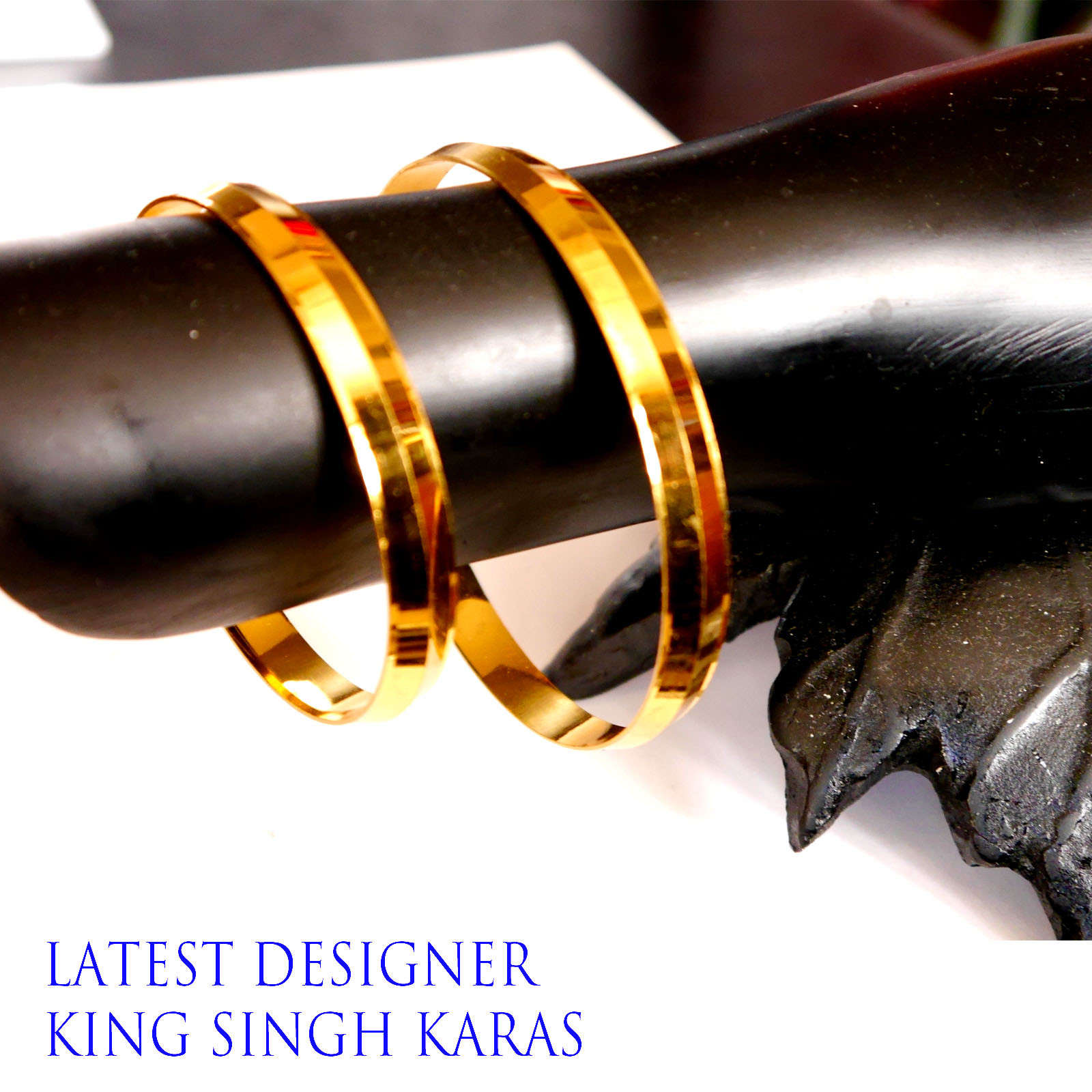 SIKH KARA SINGH BRACELET BANGLE GOLD-PLATED MENS LADIES | eBay