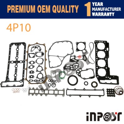 4P10 Full Gasket Set Kit For Mitsubishi 4P10 Engine | eBay