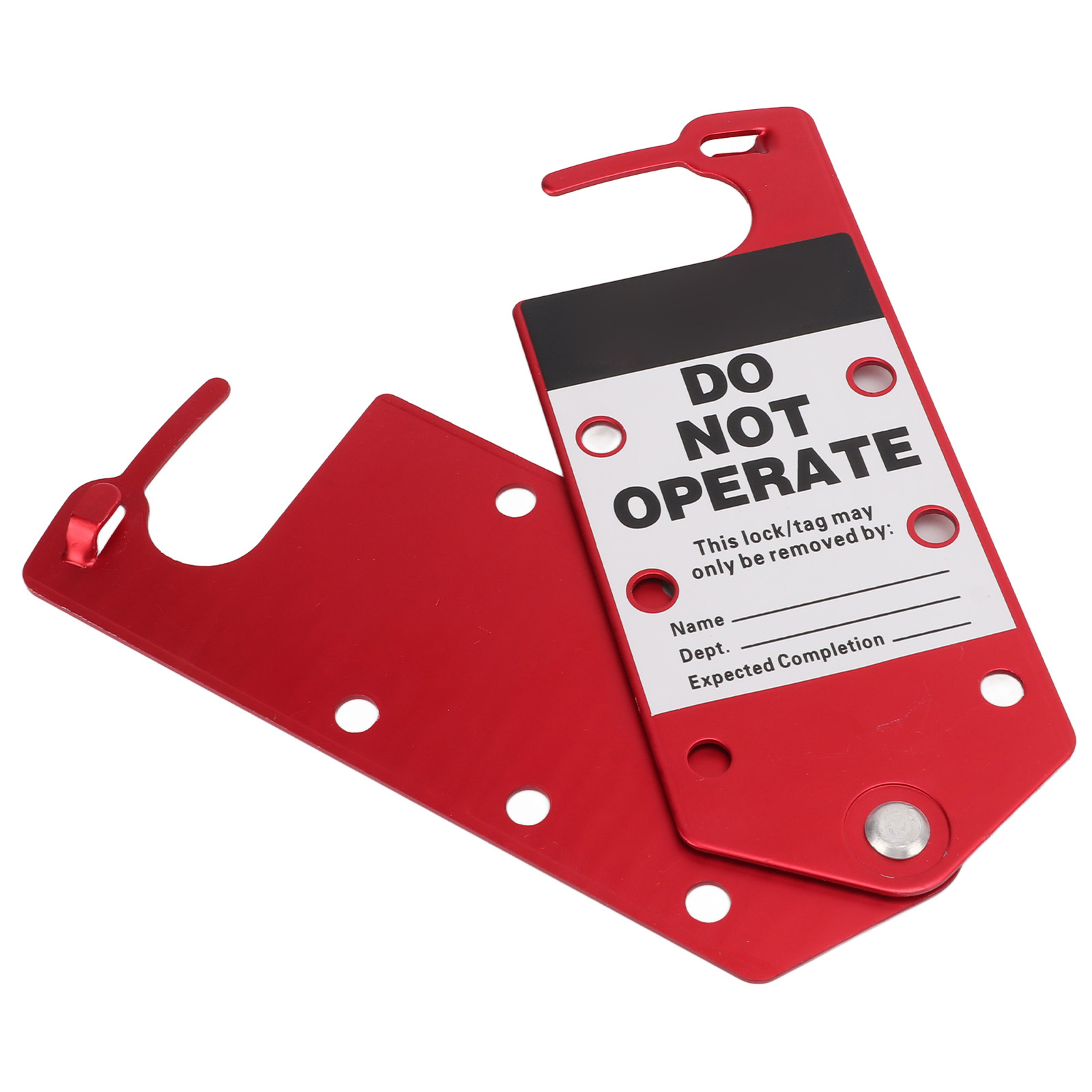 Writable Aluminum Alloy Safety Lockout Hasp With Tamperproof Locking ...