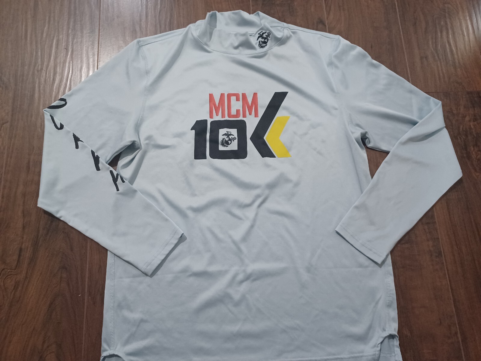 2017 MCM 10k Marine Corps Marathon Mock Neck Long Sle… - Gem