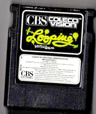COLECOVISION CBS Cassette Jeu LOOPING Venture line | eBay