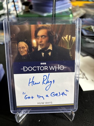 Rittenhouse Doctor Who 5-7 Auto Huw Rhys As Redpath | eBay