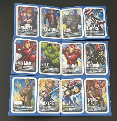 Loblaws - MARVEL Trading Cards - Go On A Mission - 12 Cards - Iron Man ...