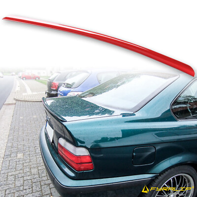 Fyralip Y22 Painted 314 Red Trunk Lip Spoiler For BMW 3 Series E36 ...