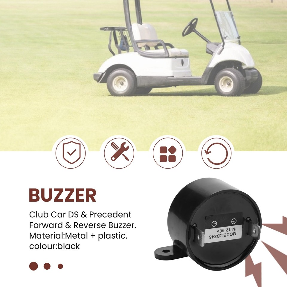 Forward Reverse Buzzer for Club Car and Precedent 1992- Cart 12V ...