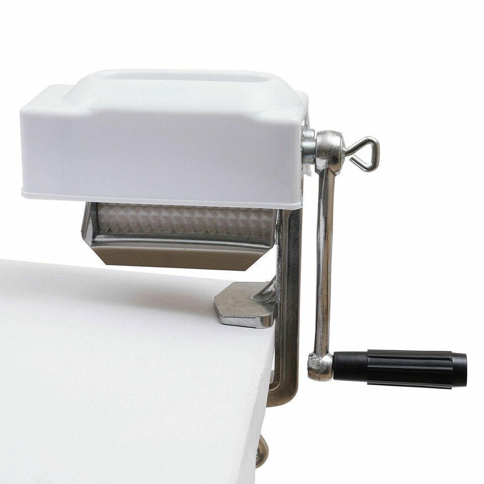 Meat Tenderizer Hand Crank Flatten butchers Tool Cuber Steak Machine ...