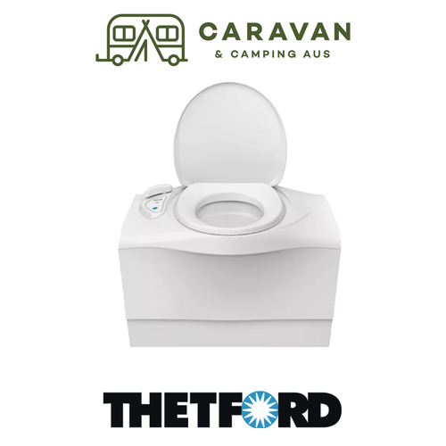 Thetford C403-C Left Hand Cassette Toilet Electric Flush Caravan, RV ...