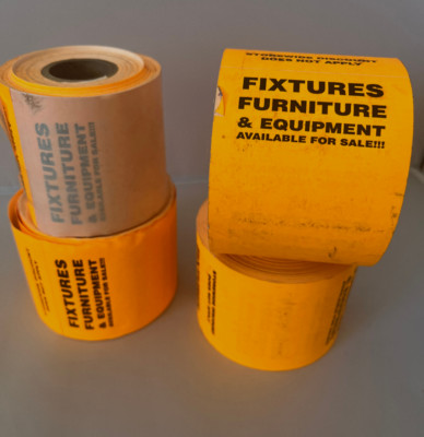 750+ Fixtures Furniture Sale Self-Adhesive Retail Store Closeout ...