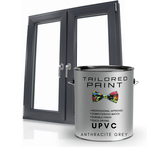 ANTHRACITE GREY uPVC Spray Paint Windows Doors Plastic Cladding Fascia ...