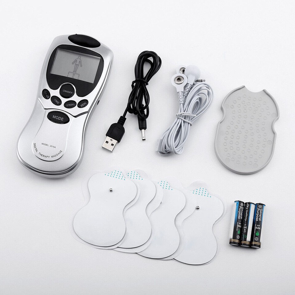 Electric Stimulation Pulse Muscle Massager Tens Unit Machine Therapy ...