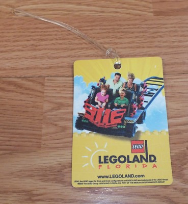 Genuine Legoland Florida Luggage / Lanyard ID Badge Tag Only **READ ...