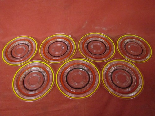 Antique 1920s Anchor Hocking Art Deco Dessert Glass Plates #1 | eBay