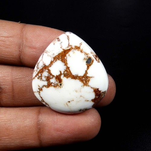 Brown Wild Horse Jasper Magnesite Cabochon Heart Natural Gemstone 53 ...