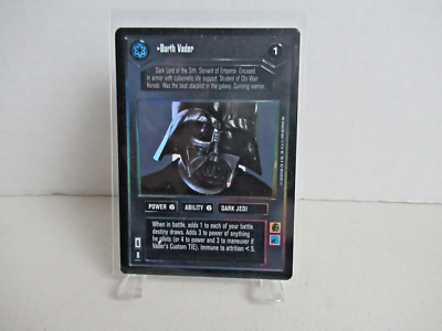 Decipher Star Wars CCG FOIL DARTH VADER UNPLAYED BB Reflections | eBay