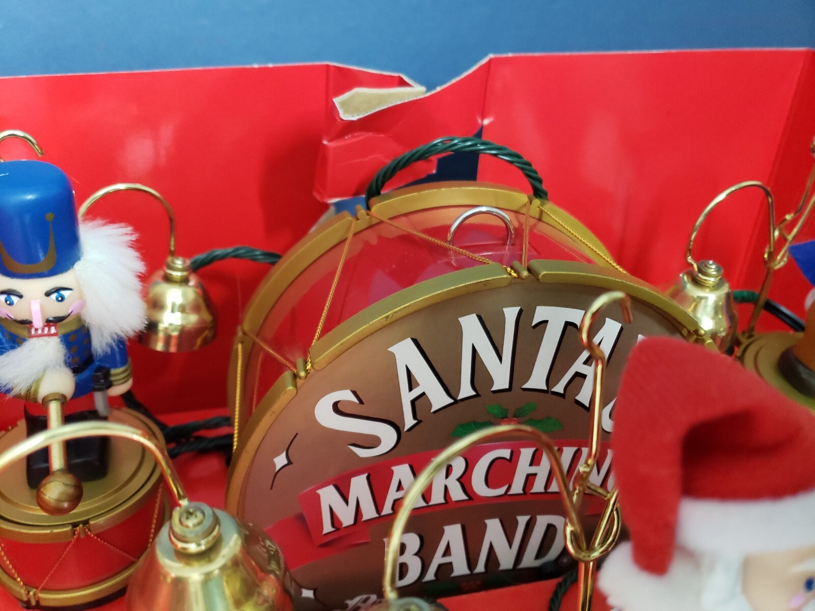 Mr. Christmas Santa's Marching Band Brass Bells Playing 35 Carols for ...