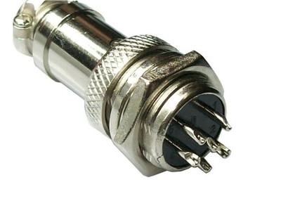5×New Aviation Plug 6-Pin 16mm GX16-6 Male and Female Panel Metal ...