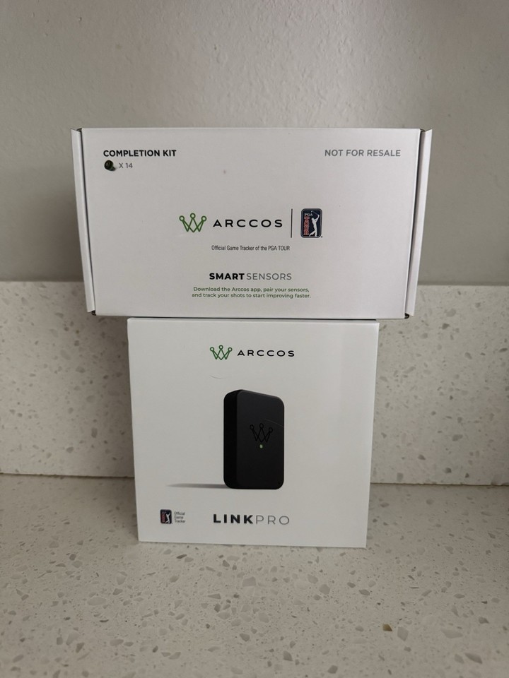 New! Arccos Starter Bundle GEN 3+ Smart Sensors (14) + Link Pro FREE SHIP | eBay