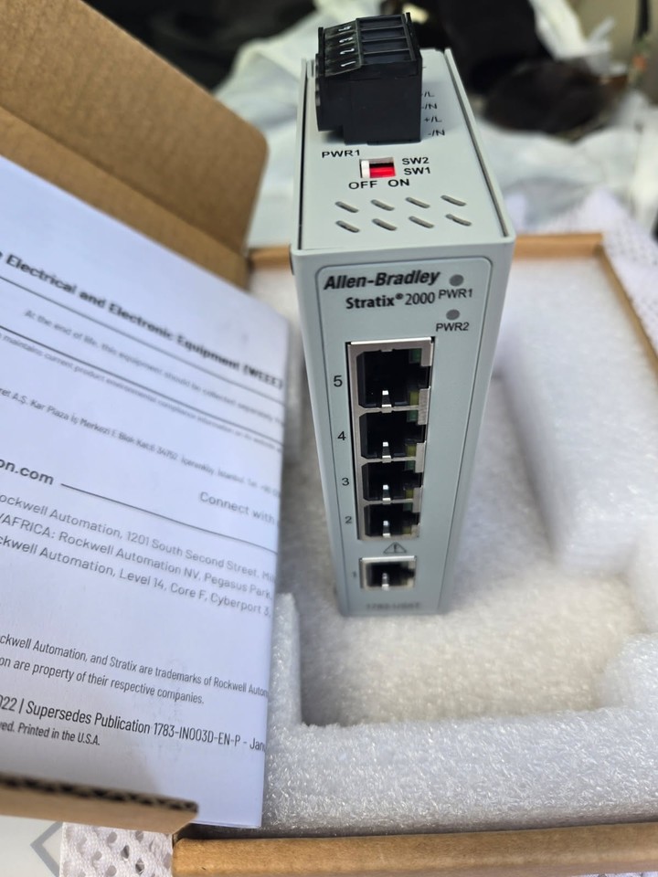 Allen-Bradley 1783-US5T/B Stratix 2000 5 port unmanaged switch | eBay