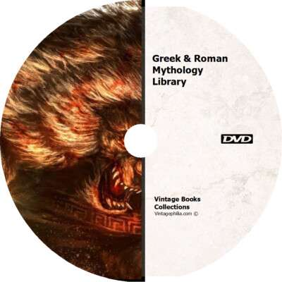 HUGE GREEK & ROMAN MYTHOLOGY COLLECTION * 140 BOOKS on DVD * GODS PLATO ...