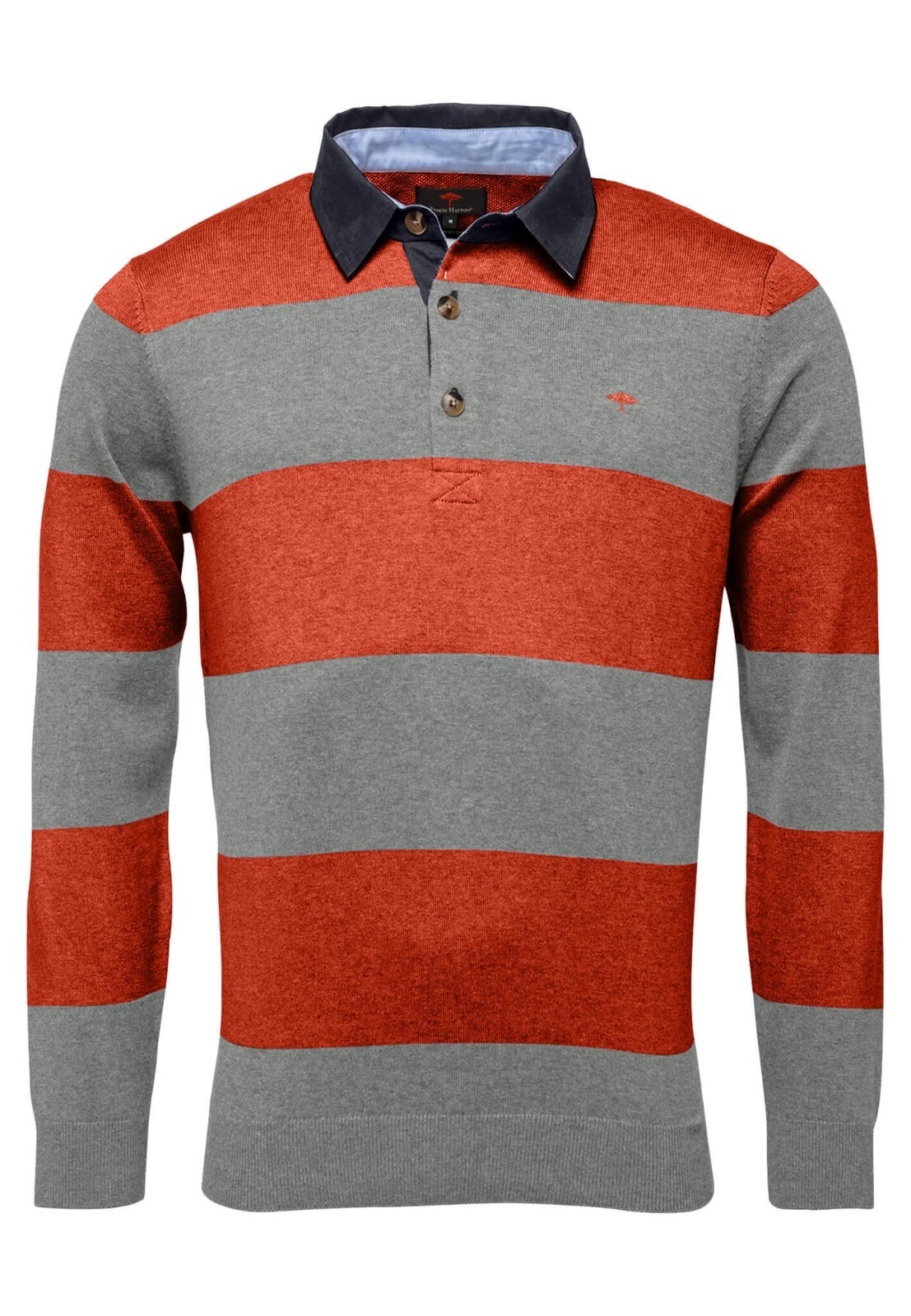 Fynch Hatton Men`s Rugby Stripes Knitwear - 1207-626 | eBay UK