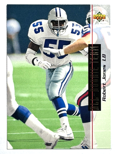 ROBERT JONES Dallas Cowboys 1993 Upper Deck ALL-ROOKIE TEAM Football ...